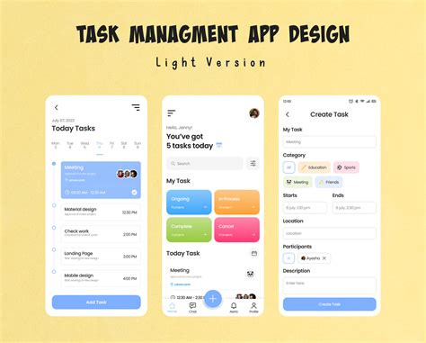Task Management App Design Behance