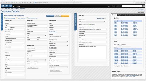 Custom CRM System Written In PHP MySQL And JQuery Behance