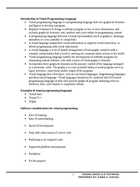 visual basic tutorial pdf variable computer science computer programming