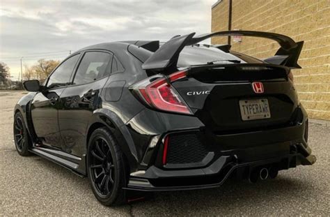 2017 2021 Honda Civic Type R Rear Corner Spats Ventus Autoworks