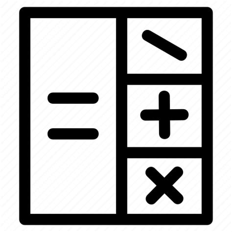 Calculator Finance Financial Calculate Accounting Mathematic Icon