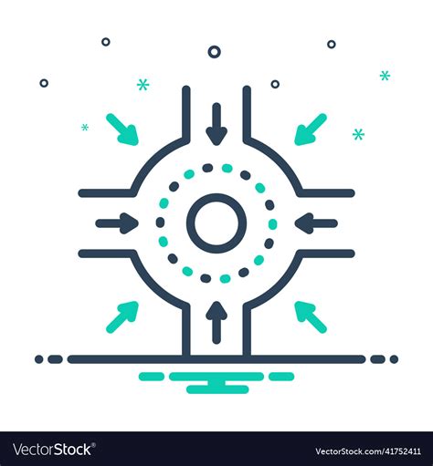 Intersection Royalty Free Vector Image Vectorstock