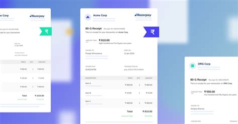 introducing automated receipts on razorpay payment pages