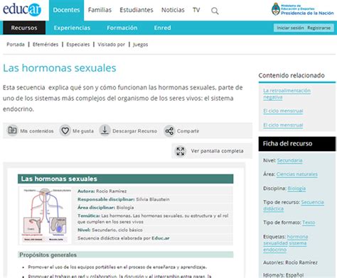 Las Hormonas Sexuales Cnb