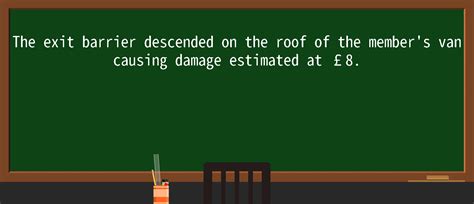 【英语单词】彻底解释 Exit Barrier”！ 含义、用法、例句、如何记忆 おもしろい英文法