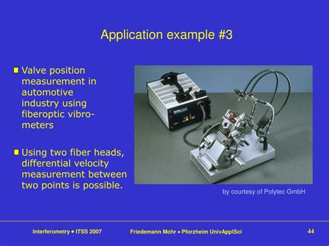 Ppt Optical Interferometry And Industrial Interferometers A Tutorial Powerpoint