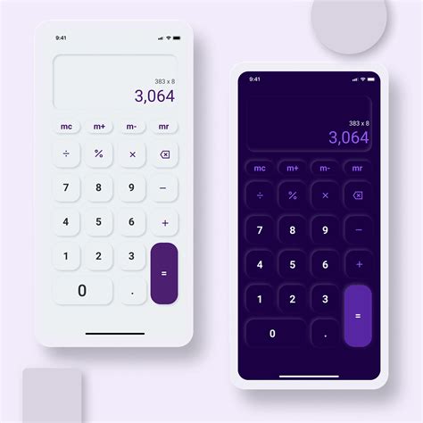 A Calculator UI On Behance A Calculator UI On Behance
