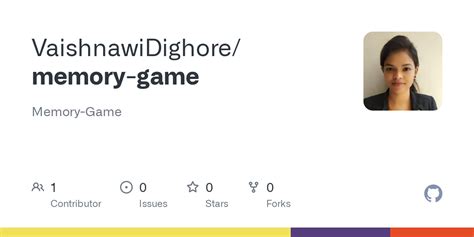 GitHub VaishnawiDighore Memory Game Memory Game