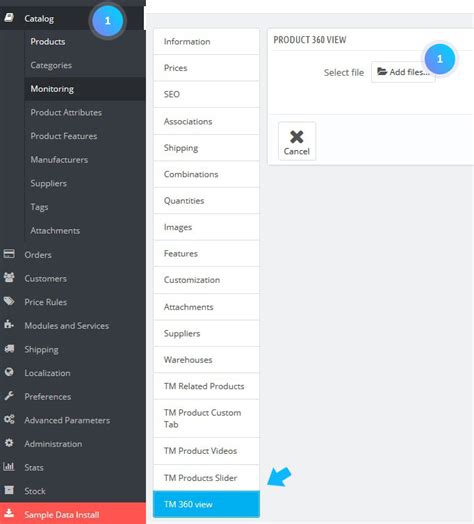 Prestashop 16x How To Manage Tm 360 View” Module Zemez Support