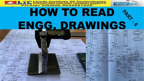 HOW TO READ ENGINEERING DRAWINGS PART 4 YouTube