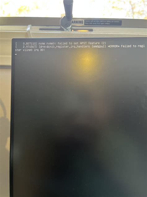 restarted my pc to be met with this r linuxmint