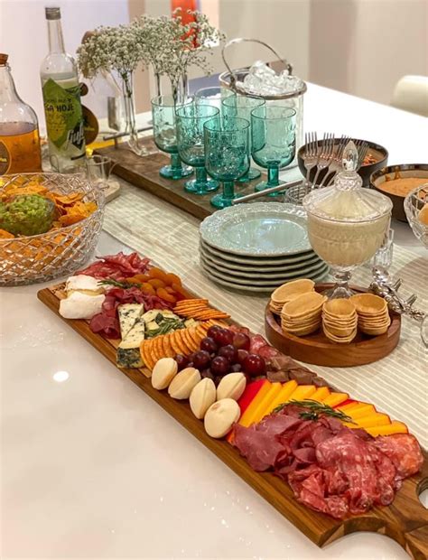 Mesa Posta Decoração De Tábua Mesa De Queijos Comida Tipica Russa Travessas De Alimentos