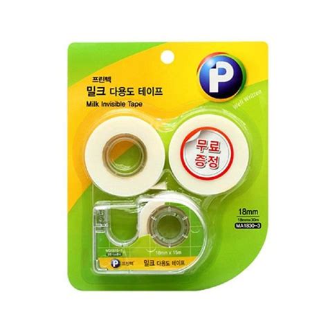 디스펜서리필2 테이프 반투명 밀크 스카치테이프 Ea 홈플러스 택배배송