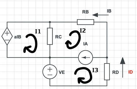 Circuit Analysis Mesh Method With Current Source Electrical Engineering Stack Exchange