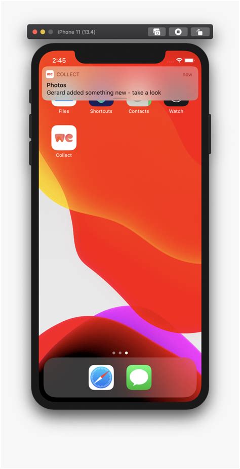 Testing Push Notifications On The Ios Simulator Hd Png Download