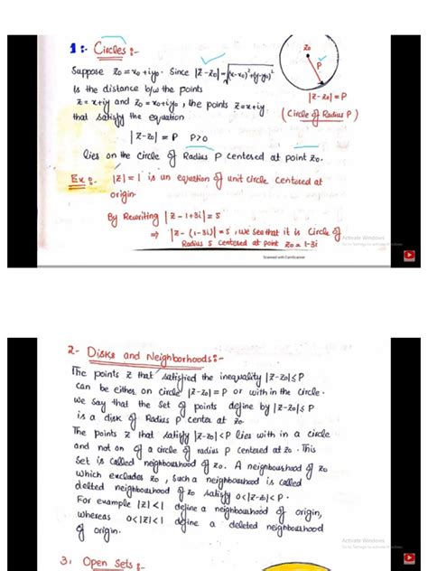 Regions In Complex Plane Pdf