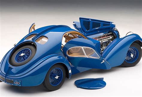 1/18 AUTOart 1938 BUGATTI 57 SC 57SC ATLANTIC - BLUE WITH BLUE METAL ...