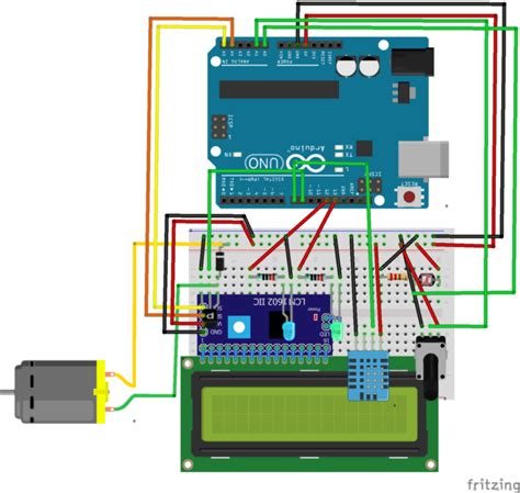 automated fan system programming and physical computing