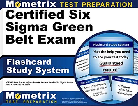 Certified Six Sigma Green Belt Exam Flashcard Study System CSSGB Test Practice Questions