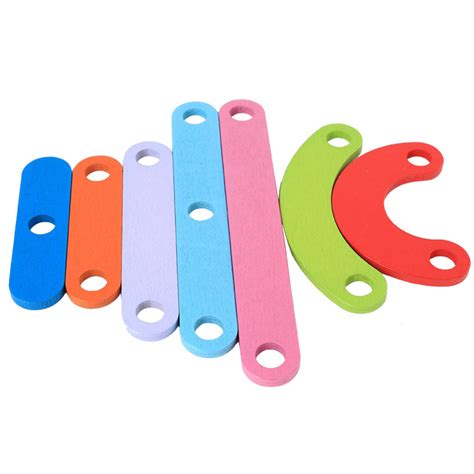 Besegad Houten Brief Nummer Vorm Kleur Bouw Sorter Vicedeal