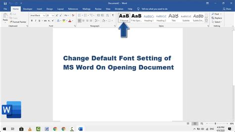 Reset Word Default Settings 2017