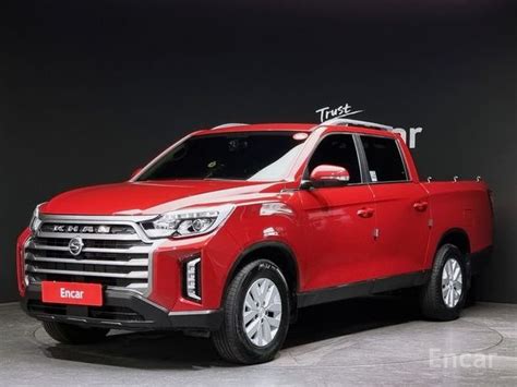 더 뉴 렉스턴 스포츠 칸 디젤 22 4wd 와일드 경기 중고차 엔카 엔카믿고 8고4고