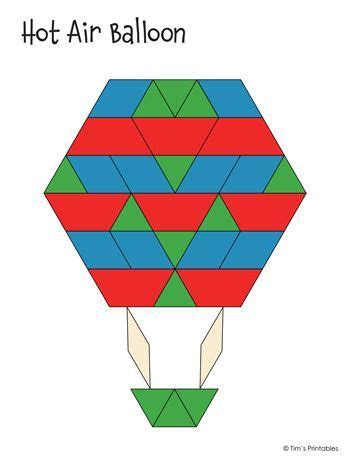 Printable Pattern Block Templates Pattern Block Templates Pattern Blocks Pattern Blocks