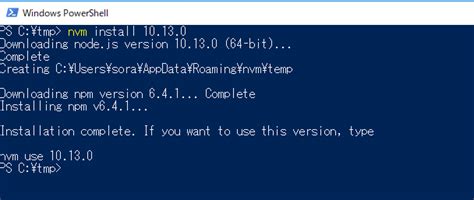 install node js nvm windows swpaas