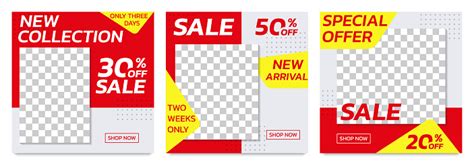 소셜 미디어 게시물에 대한 판매 배너 템플릿 20 30 50 가격 오프웹 광고 및 홍보를위한 현대적인 할인 포스터 또는 프레임 세트 20에 대한 스톡 벡터 아트 및 기타