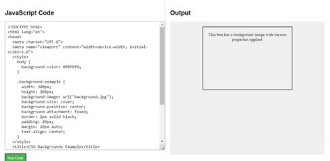 Css Backgrounds Css Tutorial