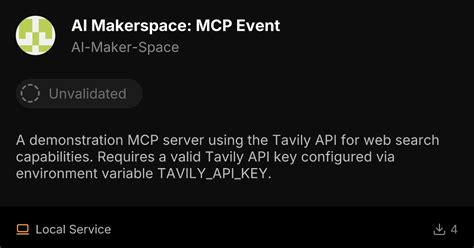 Ai Makerspace Événement Mcp Mcp · Lobehub