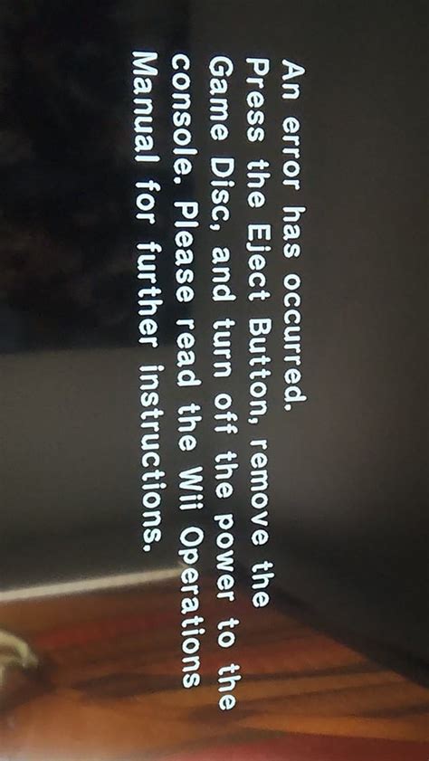Wii Disc Error Rwii