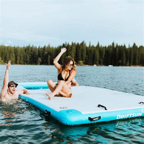 Buy Driftsun Inflatable Floating Dock Platform Mesa Oasis Inflatable Floating Dock And Swim