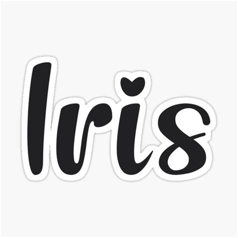 Iris Sticker For Sale By 99posters Redbubble