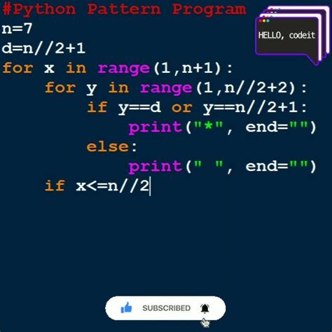 Python 08 To Print Star🌟 Pattern Program In Python Programming Shorts Python Coding Youtube