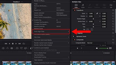 How To Sync Multiple Clips In DaVinci Resolve