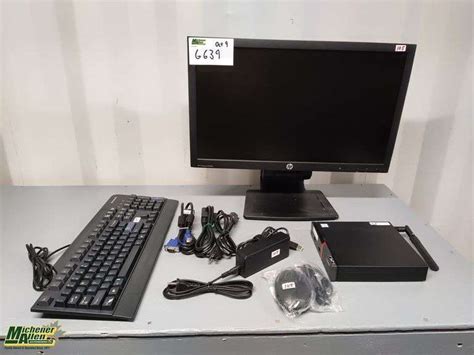 Lenovo Tiny ThinkCentre W Full PC Setup Qty 1 Specs In Pics Michener Allen Auctioneering Ltd