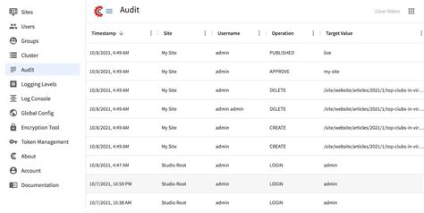 navigating the navigation menu craftercms 4 0 7 documentation
