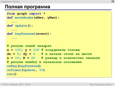 Программирование на Python графика презентация онлайн