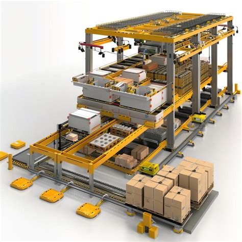 Illustration 3d Model Aioptimized Logistics And Supply Chain Management With Automated