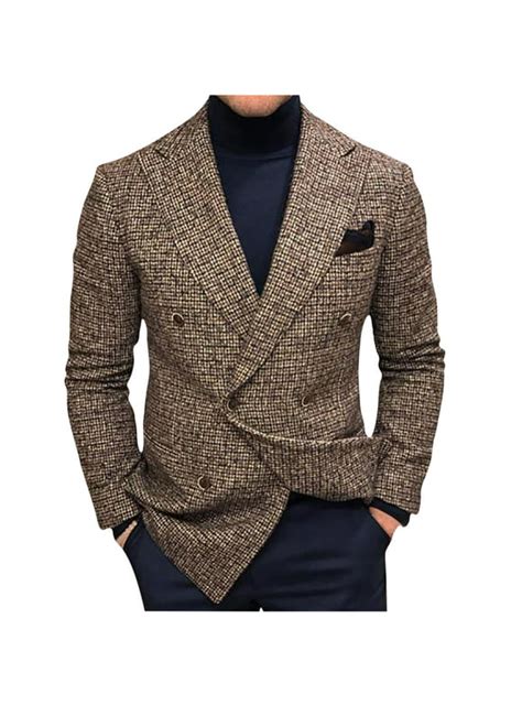 Double Breasted Blazer Men