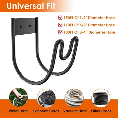 Dropship 2pack Heavy Duty Garden Hose Holder Stainless Steel Hose Hook