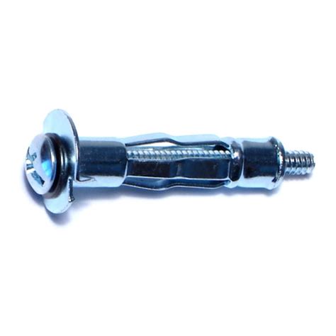 Monster Fastener 18 32 Zinc Short Pan Head Hollow Wall Anchors 10