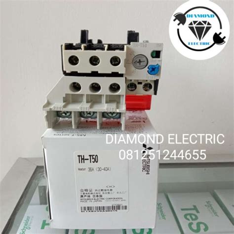 Jual Mitsubishi Thermal Overload Relay Th T50 29a 35a Tht 50