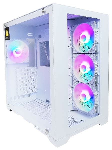 Powercase Компьютерный корпус Vision White CVWA-L4, белый (CVWA-L4 ...