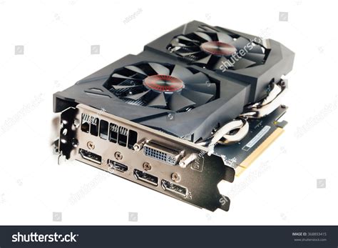 PowerPoint Template Gpu Graphic Video Card Isolated Knppuklim