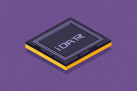 Isometric Ddr Illustration Modern Ram Technology Vector Graphic Element