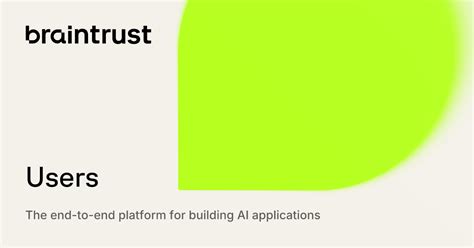 Users Docs Braintrust