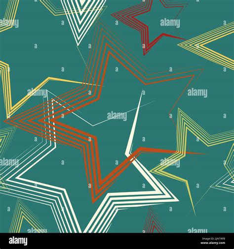 Abstract Black Seamless Pattern On Colorful Background Vector Drawing Line Art Abstract Lines