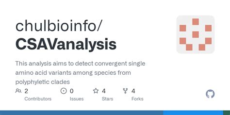 CSAVanalysis README Md At Master Chulbioinfo CSAVanalysis GitHub